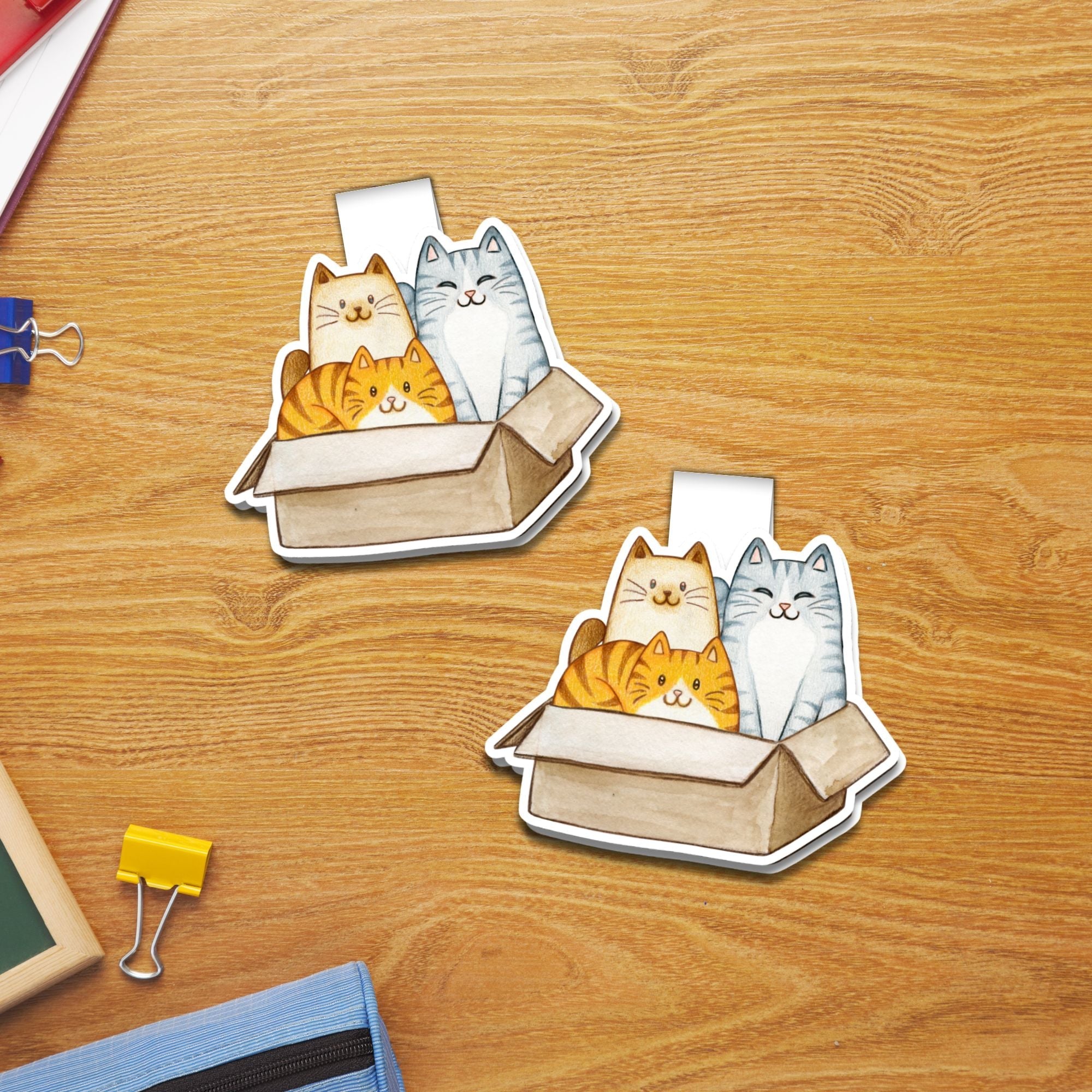 Cat Magnetic Bookmark – Pawsome Creations