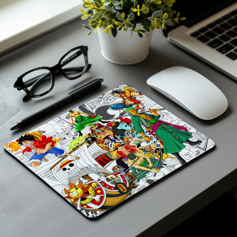 One Piece – Pirate Adventure Mouse Pad – Pawsome Creations