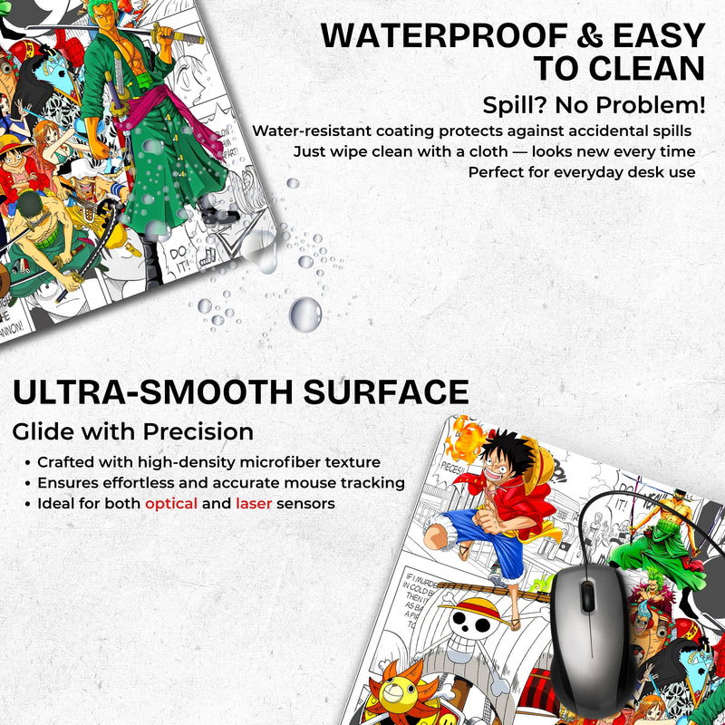 One Piece – Pirate Adventure Mouse Pad – Pawsome Creations