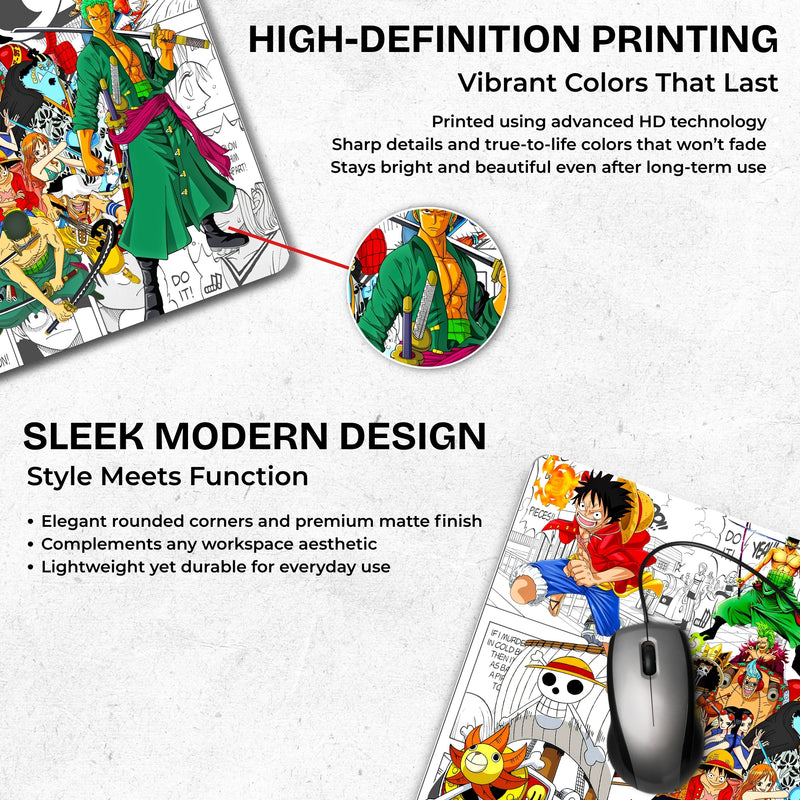 One Piece – Pirate Adventure Mouse Pad – Pawsome Creations