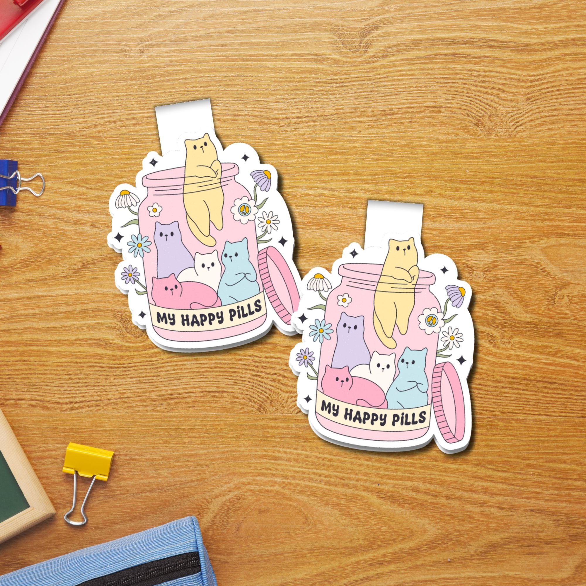 My Happy Pills Magnetic Bookmark – Pawsome Creations