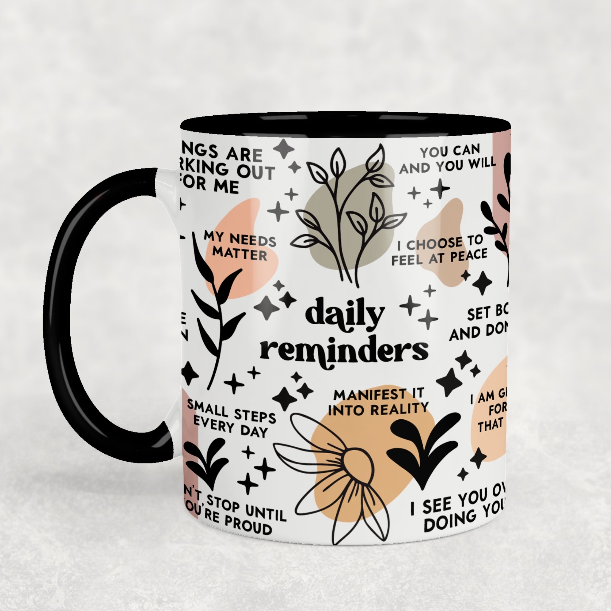 Daily Reminderss Ceramic Mug – Pawsome Creations